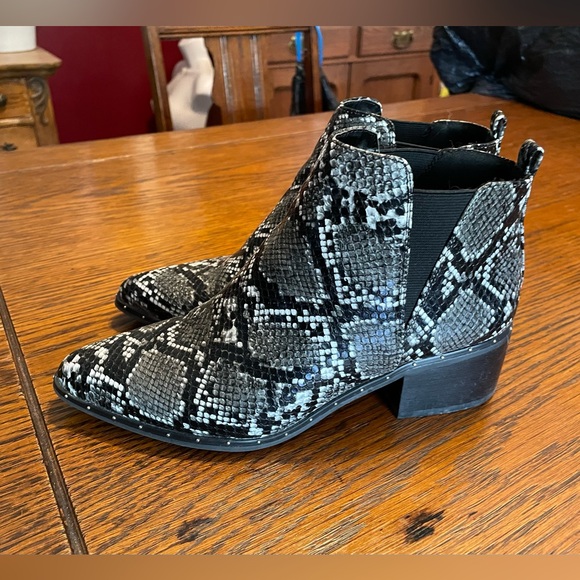 Bar III | Shoes | Bar Iii Faux Snakeskin Ankle Boots | Poshmark